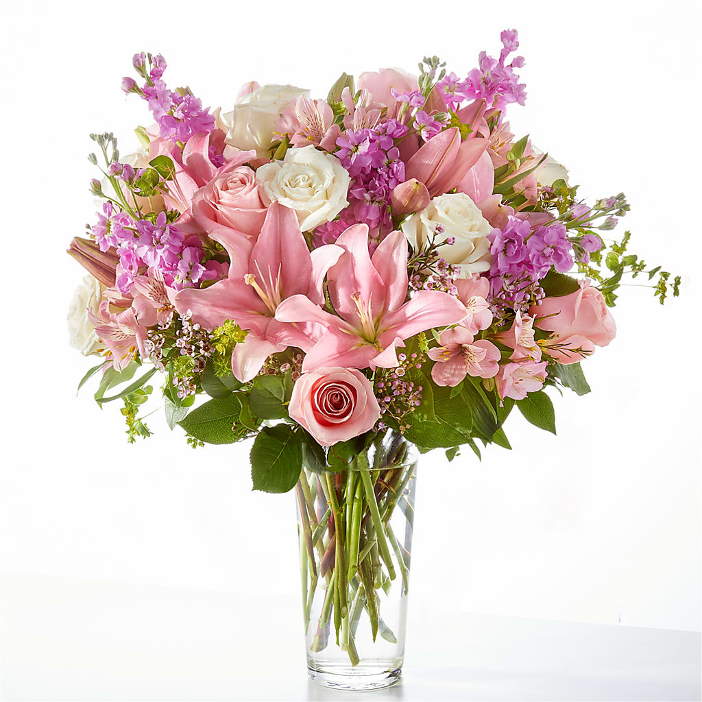 Ethereal Beauty Bouquet – pink, white flower arrangement ...